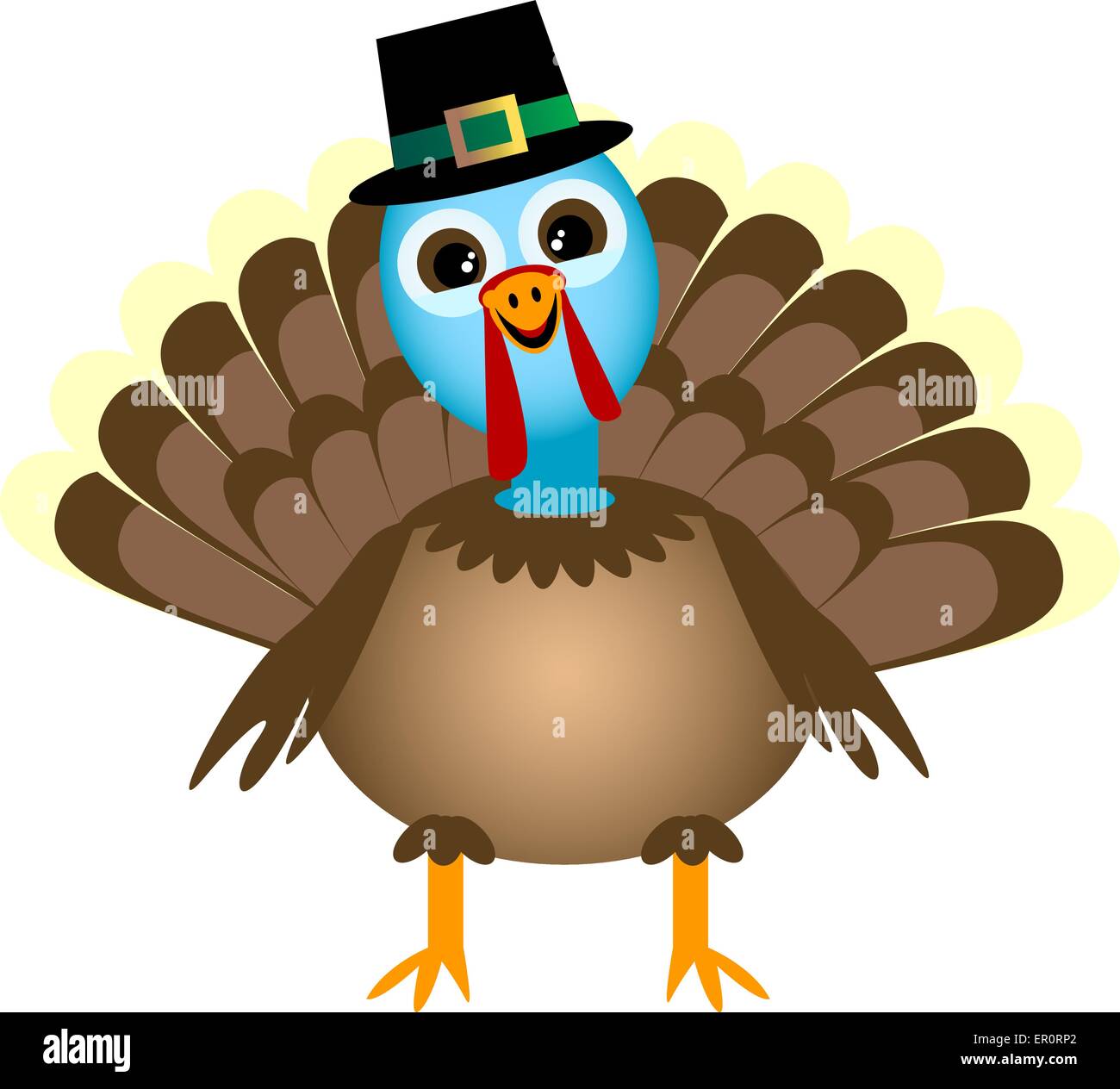 Smiling Thanksgiving Turkey Stock Vector Image & Art - Alamy