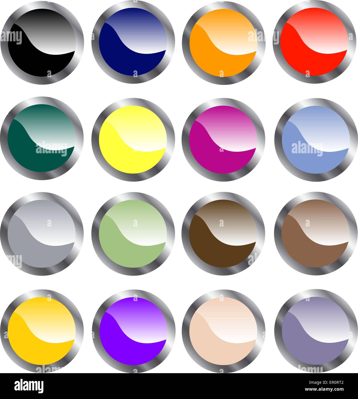 Metallic buttons hi-res stock photography and images - Alamy
