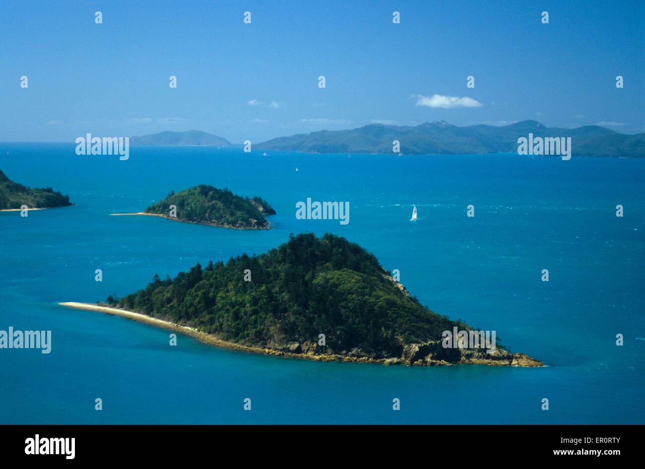 Aerial of denman island hi-res stock photography and images - Alamy