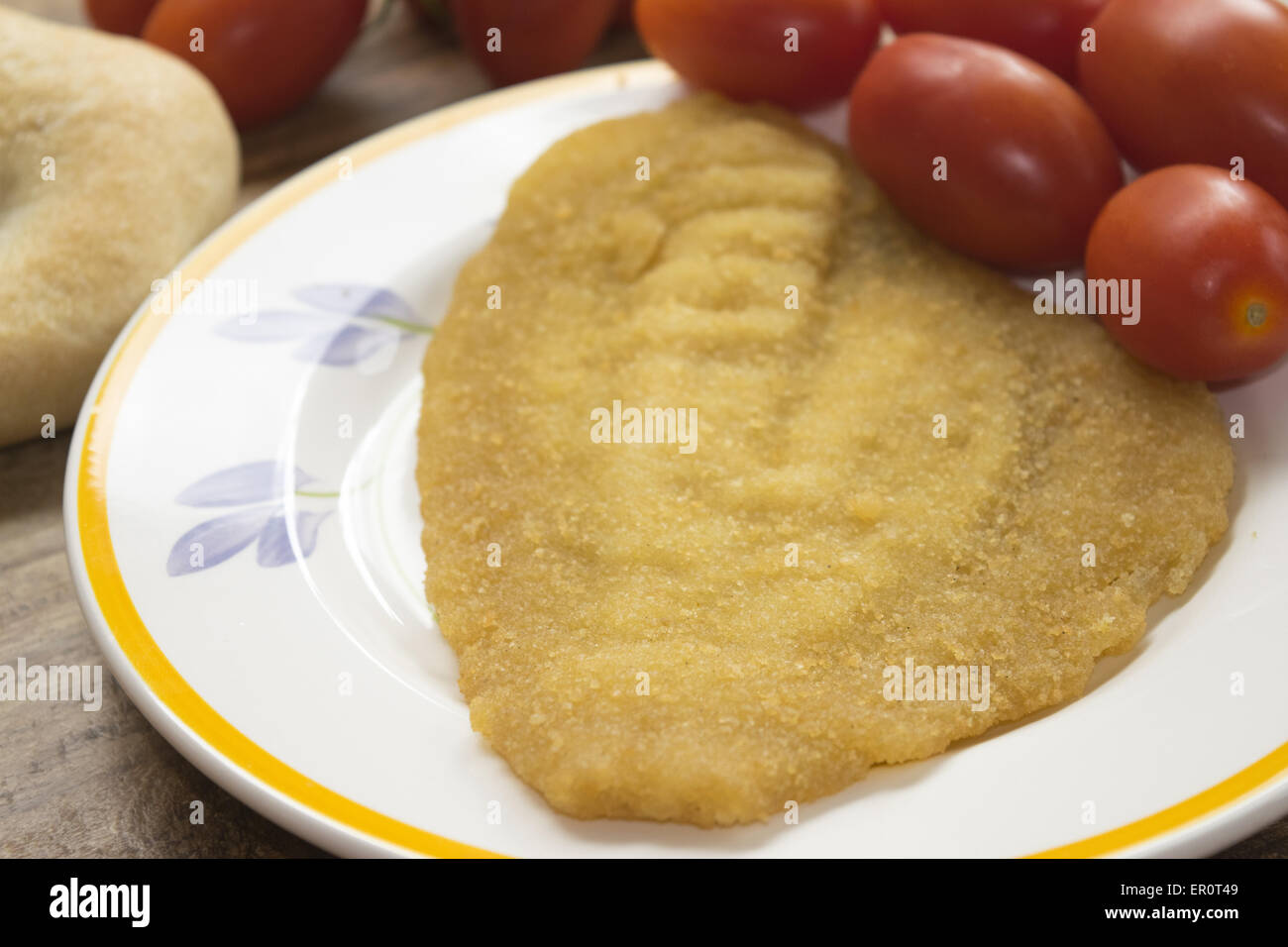fry of fish with a breaded and fried sole fillet Stock Photo - Alamy