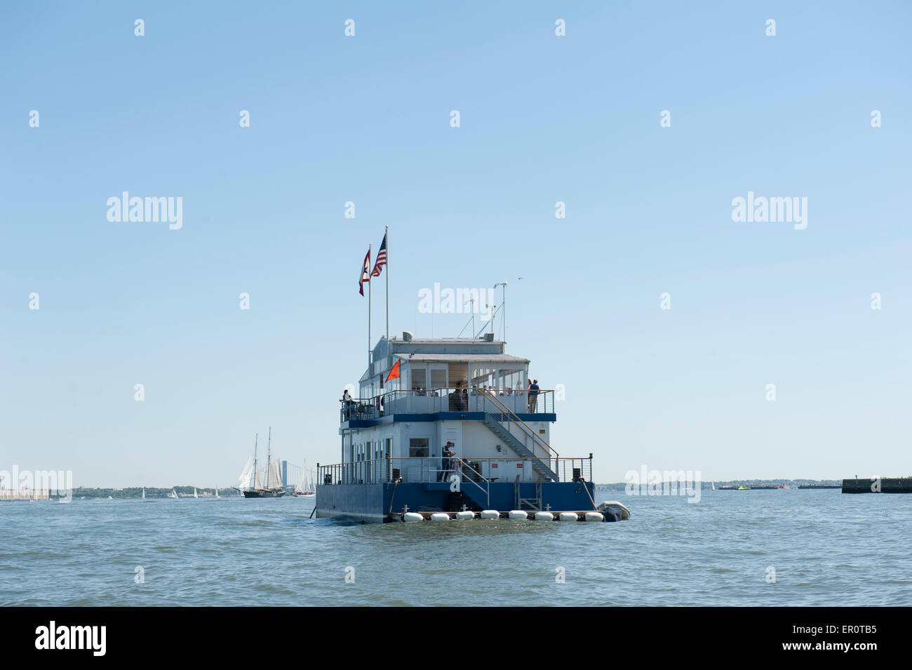 The Manhattan Yacht Club's clubhouse, the Honorable William Wall ...