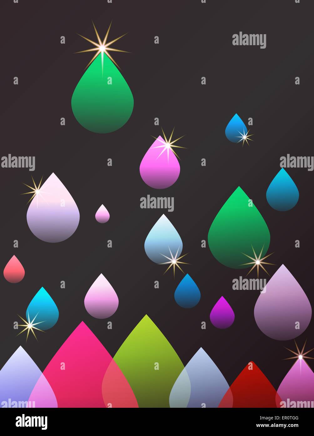 Abstract Raindrops Background Stock Vector Image & Art - Alamy