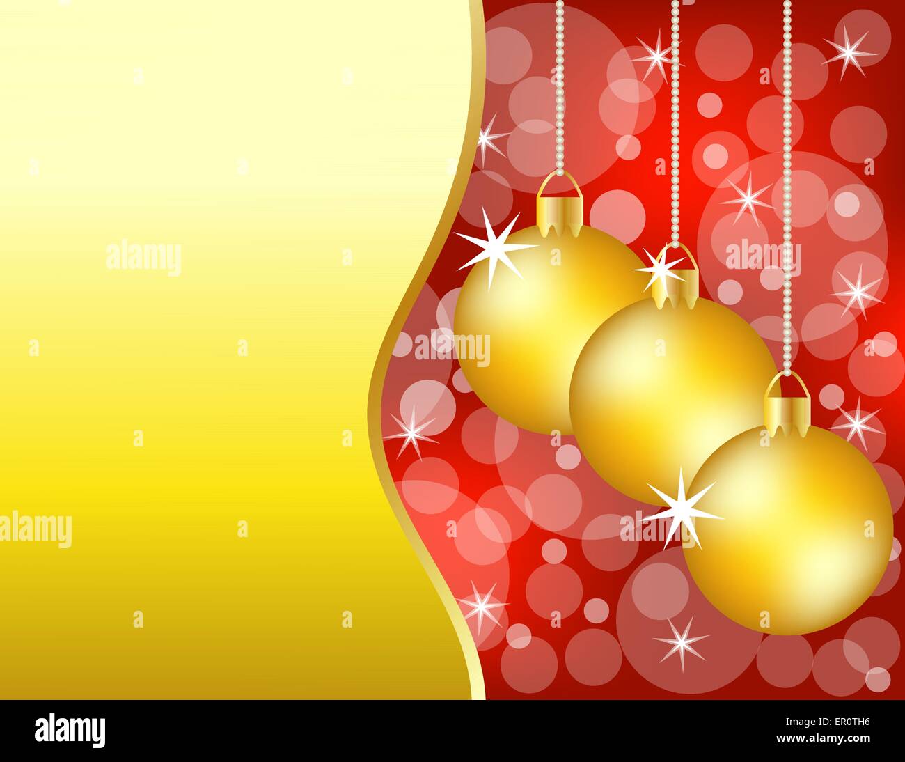 Red and Gold Christmas Ornament Background Stock Vector Image & Art - Alamy