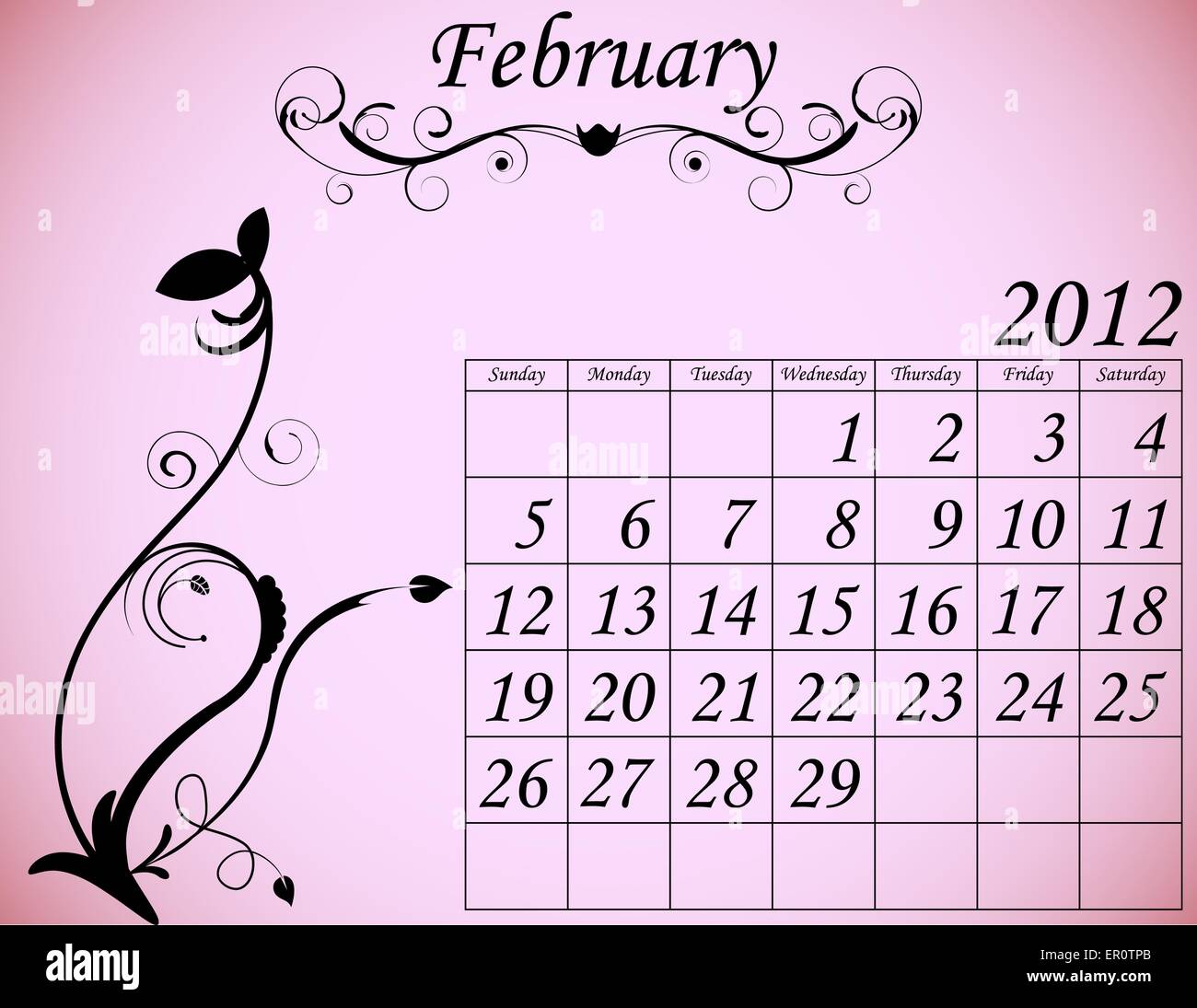 Friday february 2 Stock Vector Images - Alamy