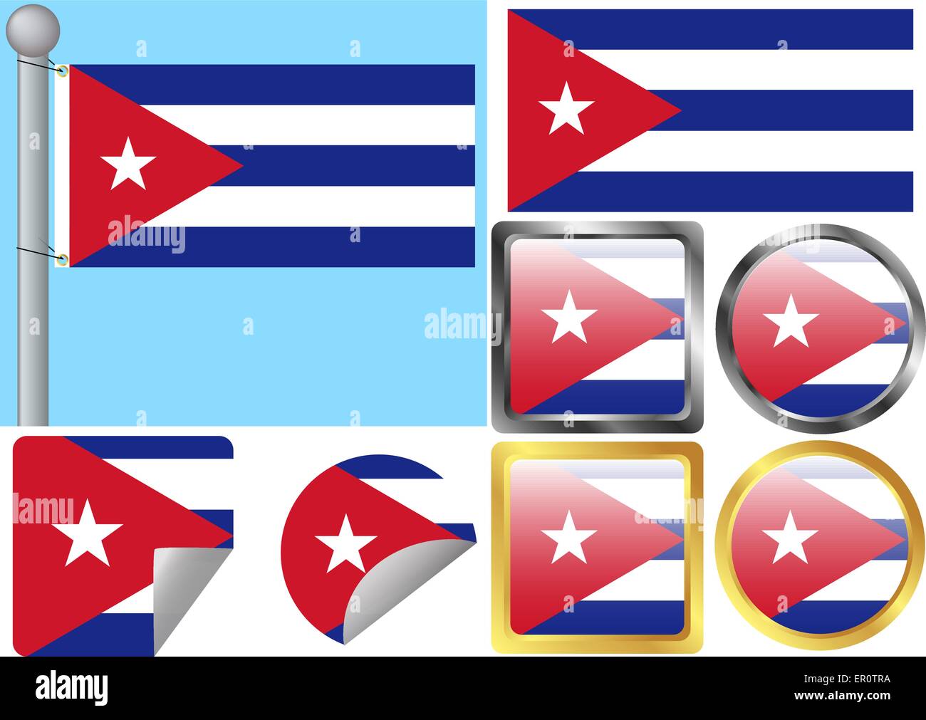 Cuban square Stock Vector Images - Alamy