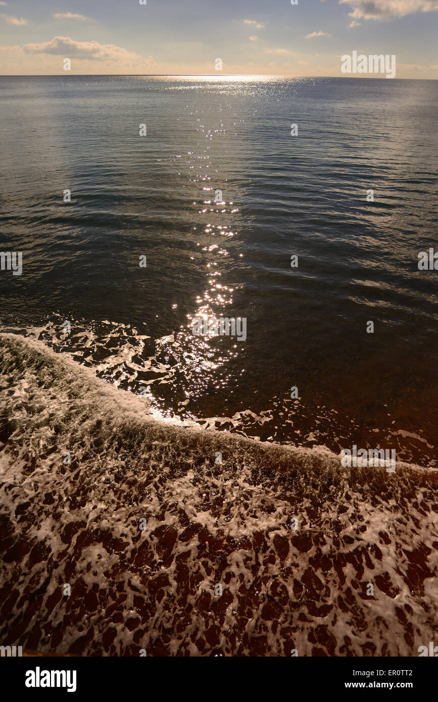Seascape along the Devon coast Stock Photo - Alamy