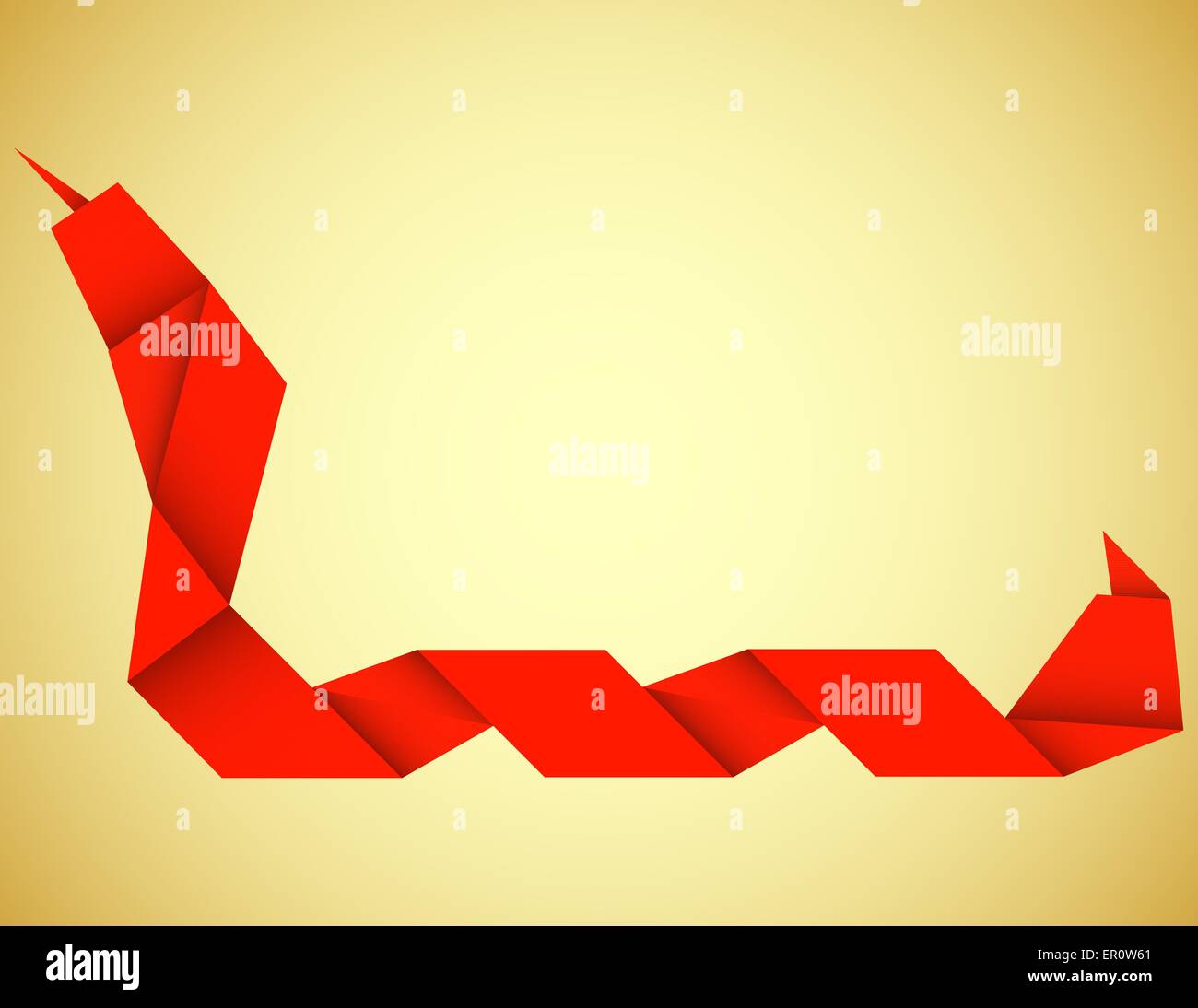 Origami Snake Background Stock Vector Image & Art - Alamy