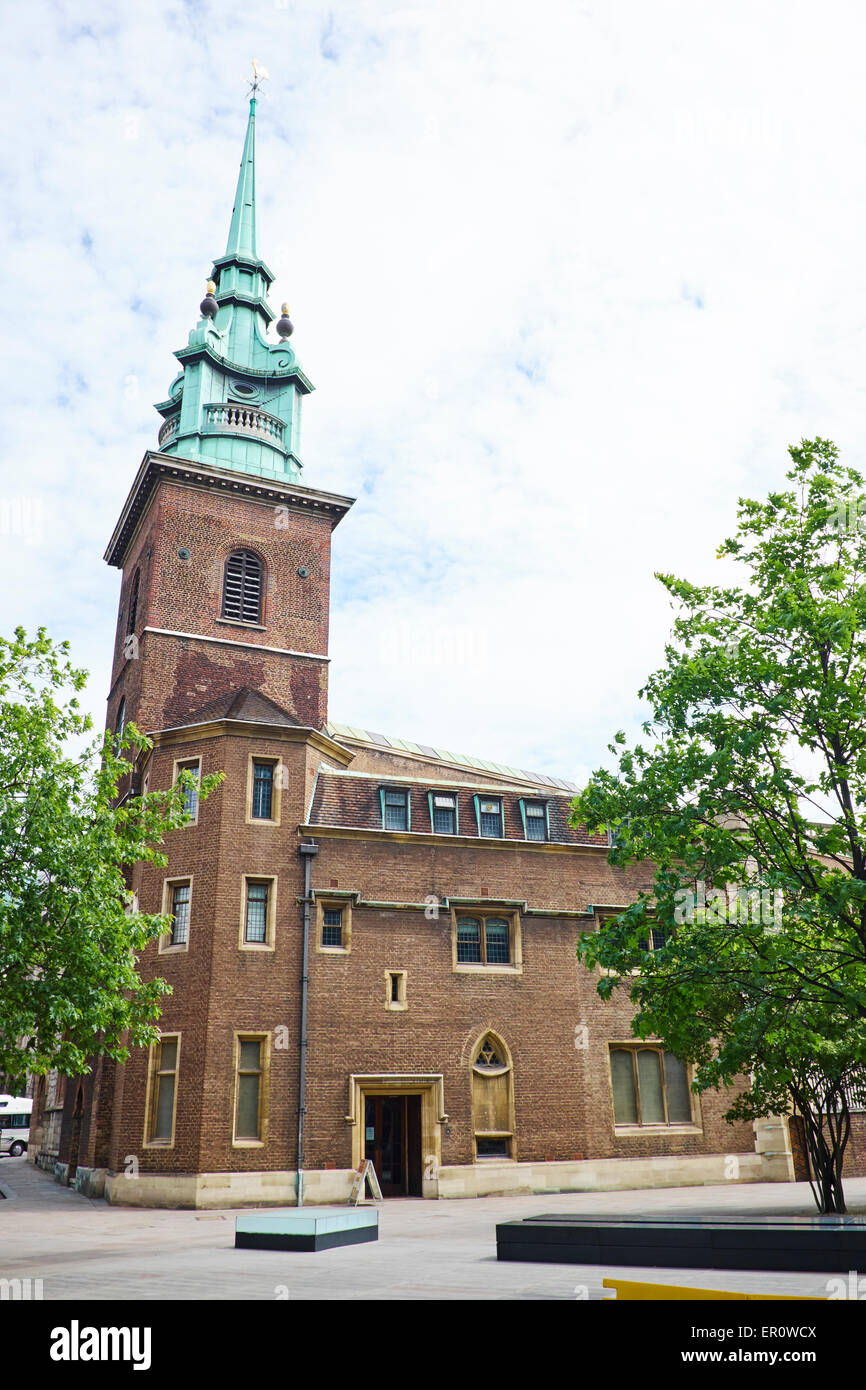 All Hallows By The Tower Church Byward Street London UK Stock Photo - Alamy