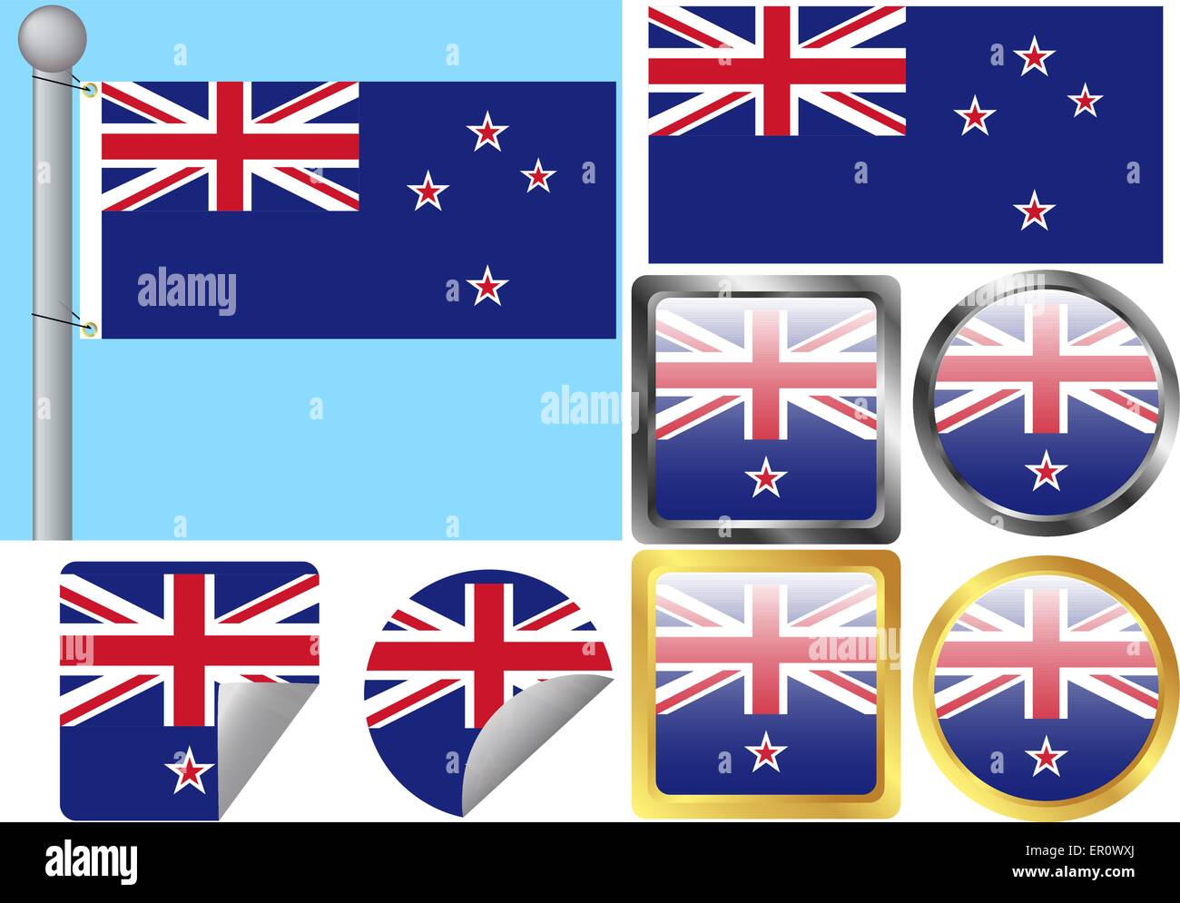 Flag of new zealand hi-res stock photography and images - Alamy
