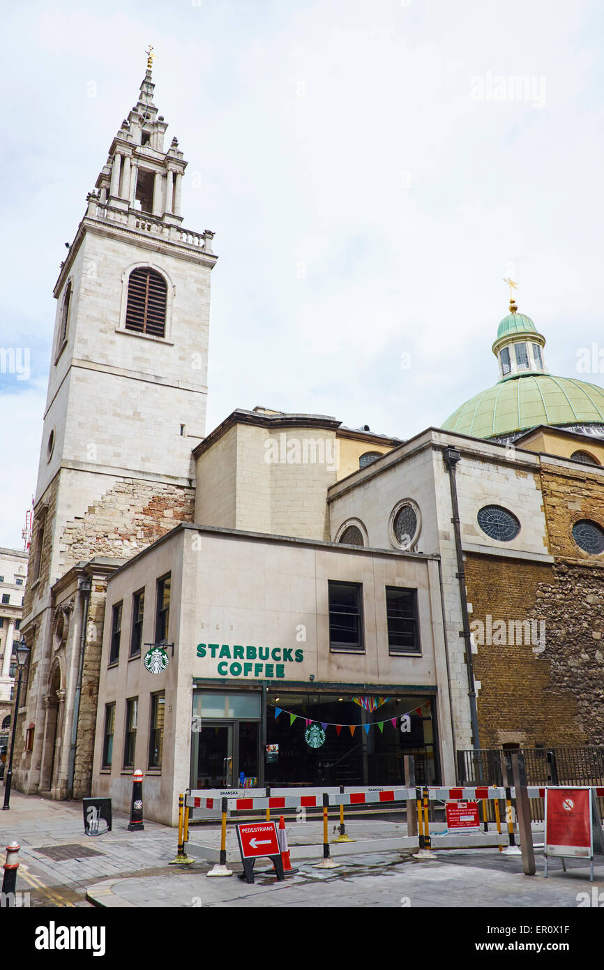 Parish Church Of St Stephen Walbrook London UK Stock Photo - Alamy