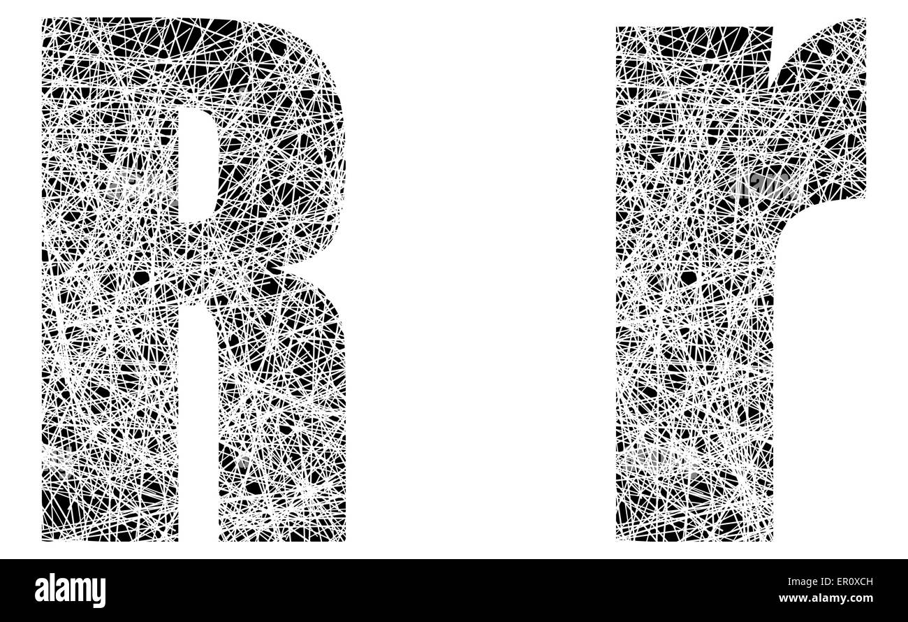 Uppercase letter r lowercase hi-res stock photography and images - Alamy