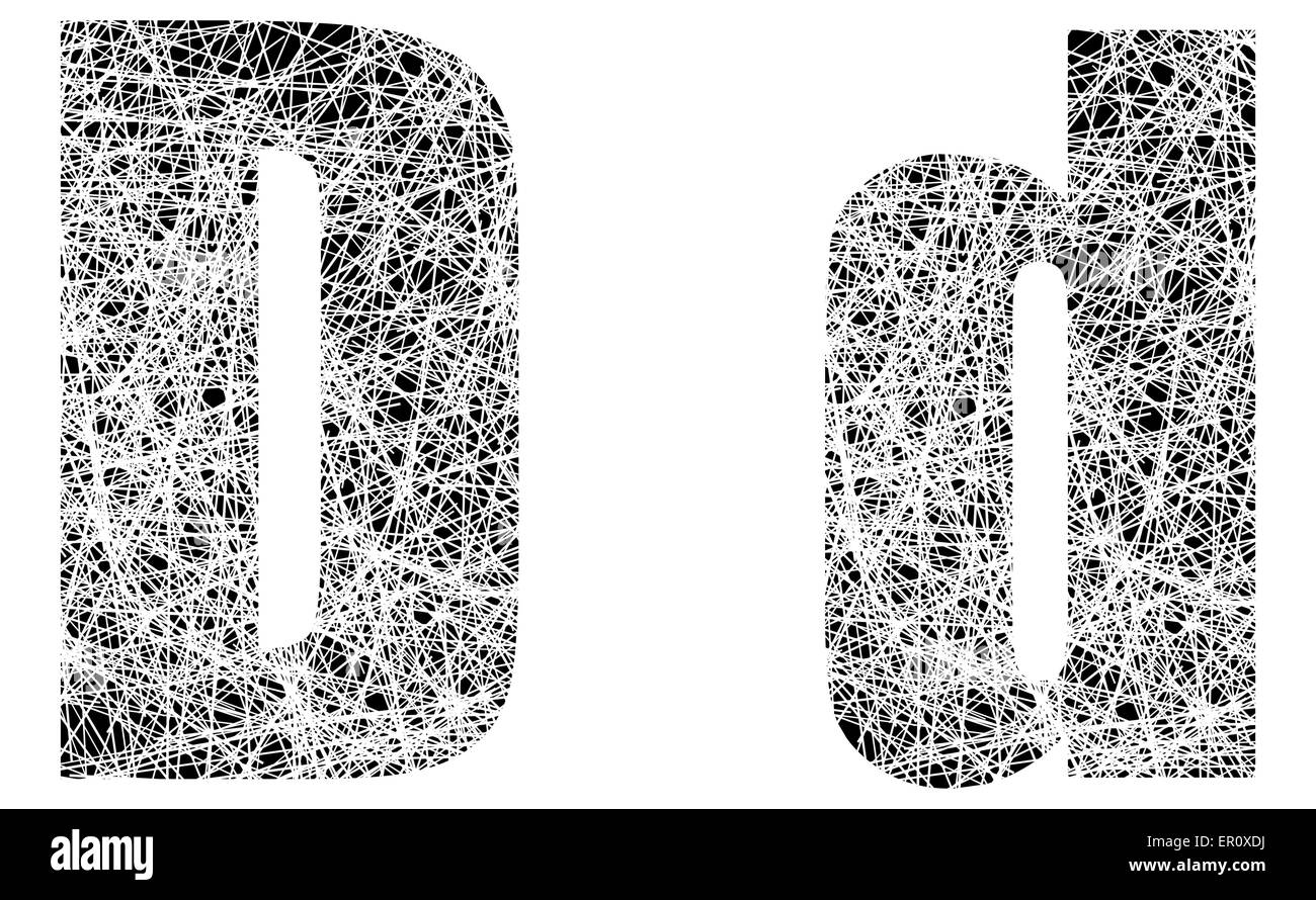 Letter d lowercase hi-res stock photography and images - Alamy