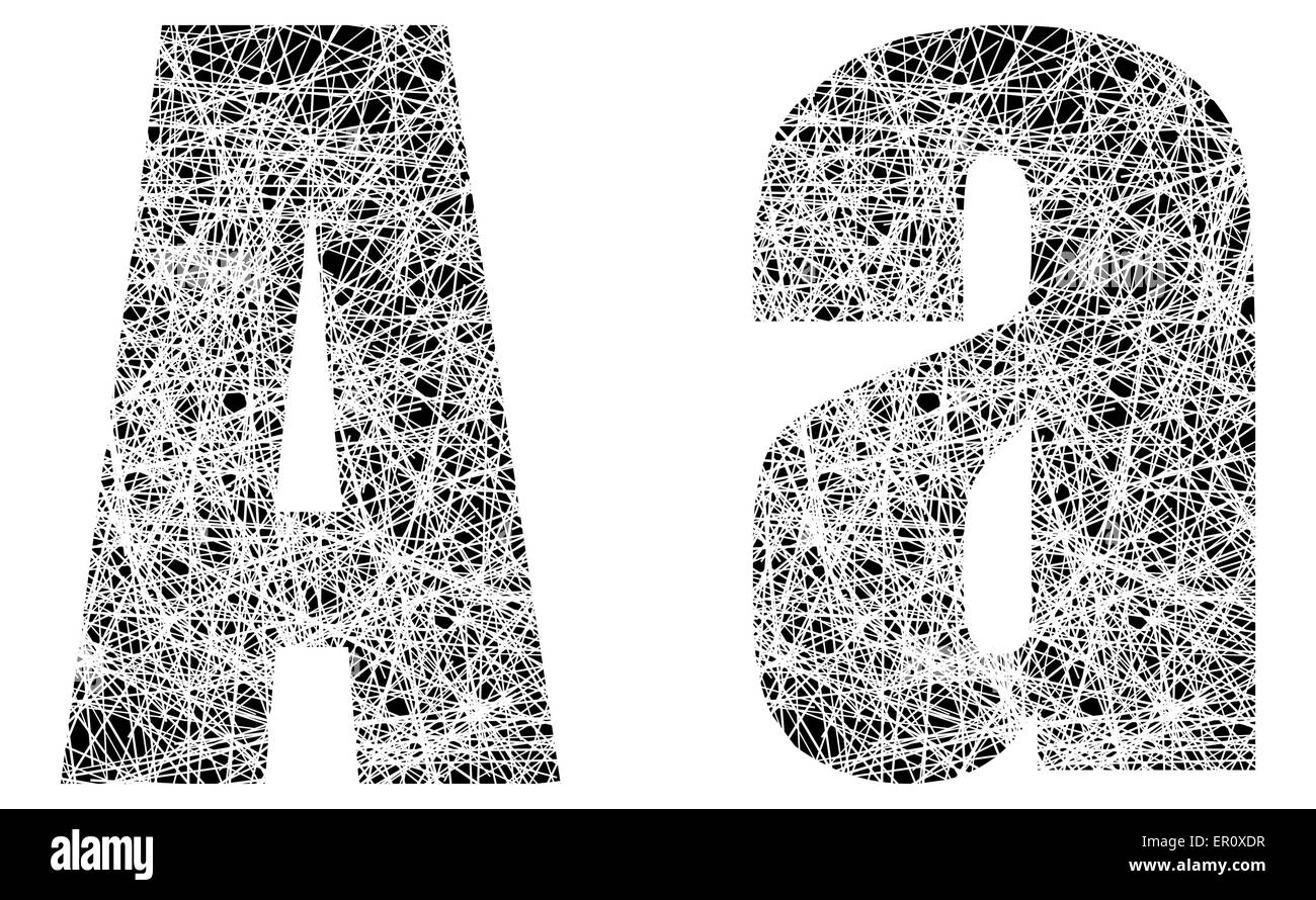 Letter in upper lower Black and White Stock Photos & Images - Alamy