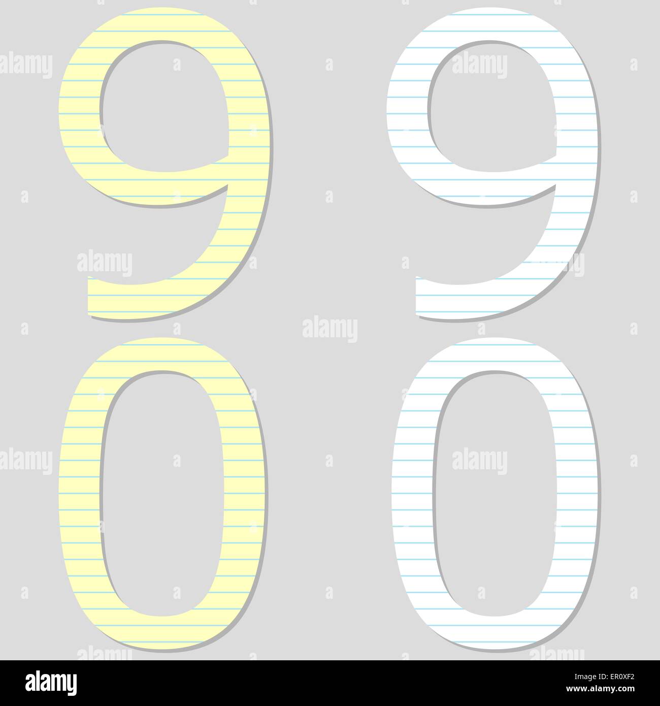Lower numbers Stock Vector Images - Alamy