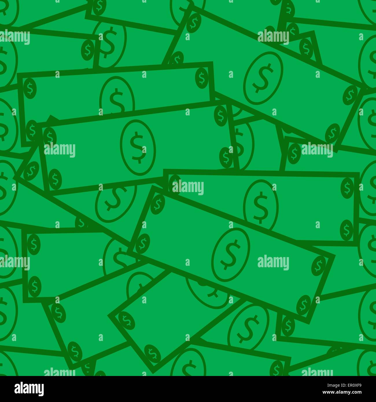 Seamless Dollar Bill Background Stock Vector Image & Art - Alamy