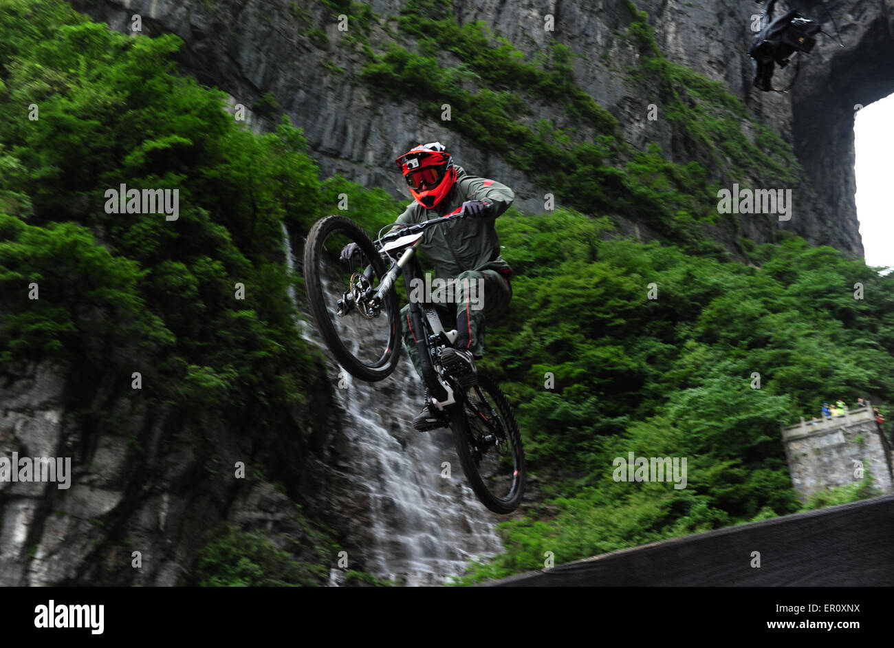 Zhangjiajie, Hunan province, China. 24th May, 2015. Mountain bike ...