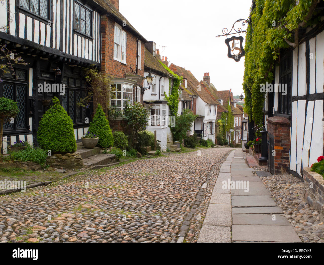 Mermaid Street Rye East Sussex UK Stock Photo - Alamy