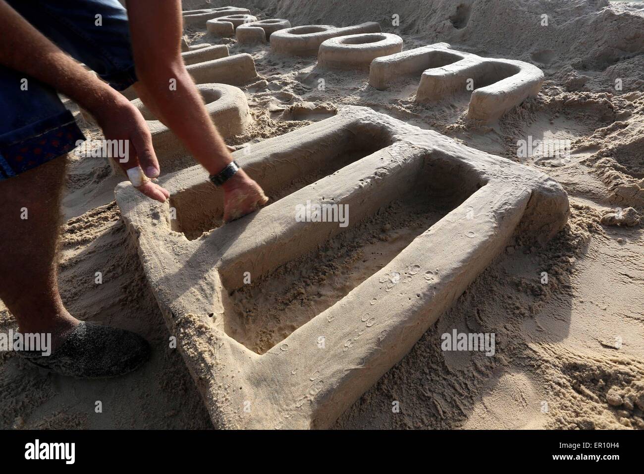 Gaza City, Gaza Strip, Palestinian Territory. 24th May, 2015. A ...