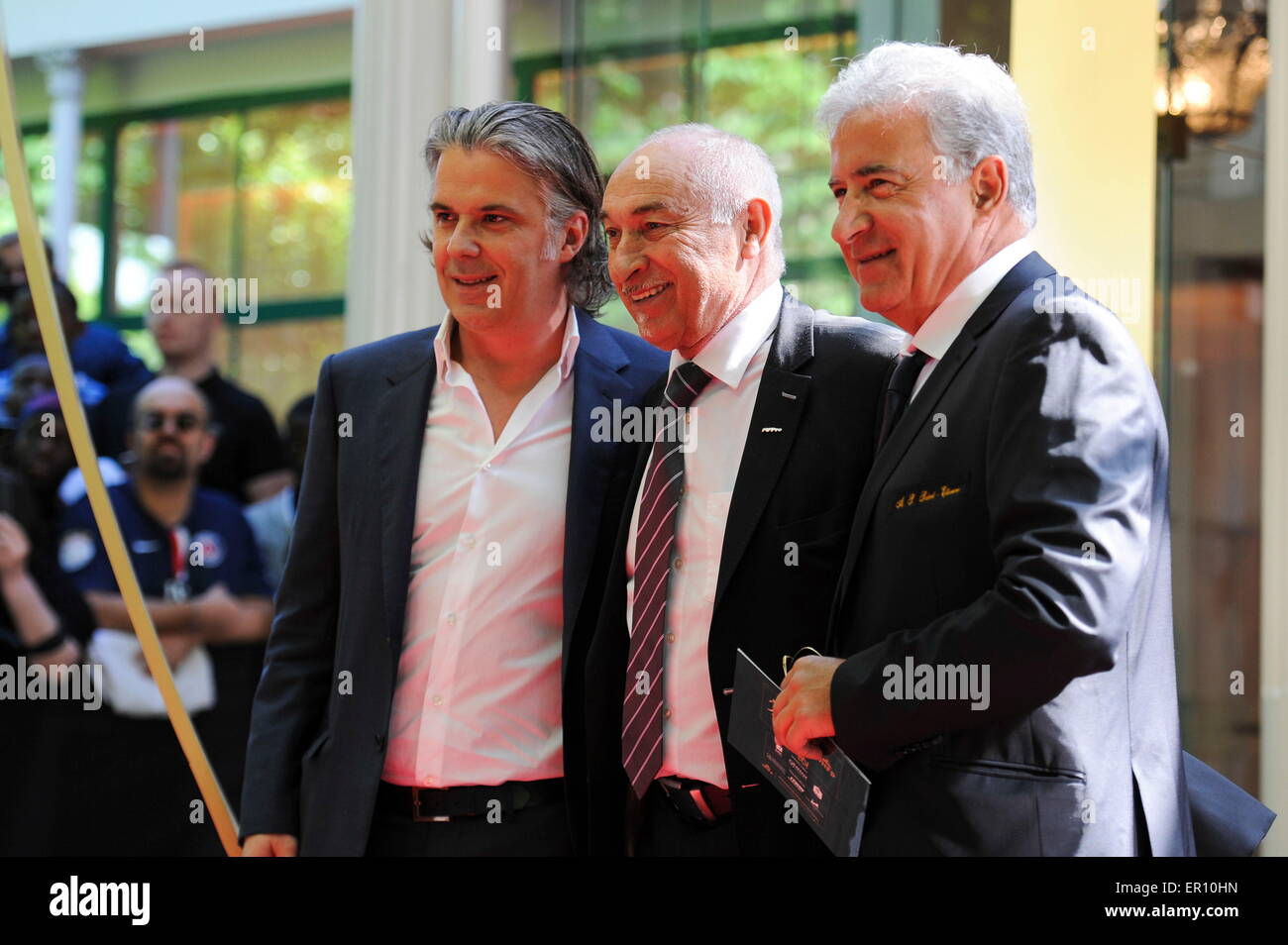 Vincent LABRUNE/Bernard CAIAZZO/Philippe PIAT - 17.05.2015 - Ceremonie ...