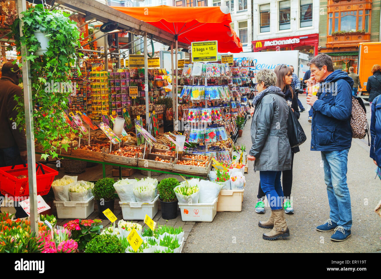 Floating flower market holland hi-res stock photography and images - Alamy