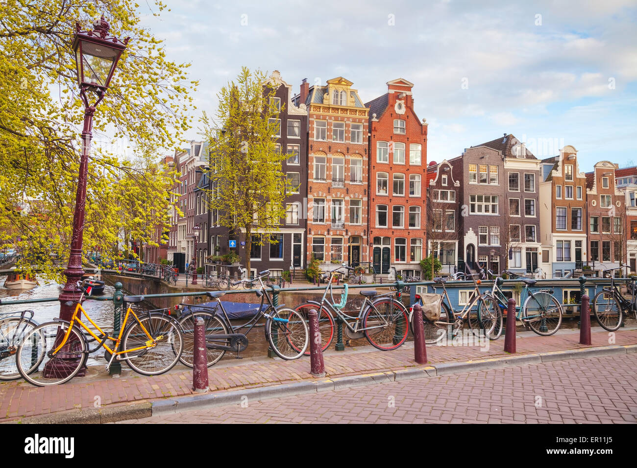 Amsterdam bike rack hi-res stock photography and images - Alamy