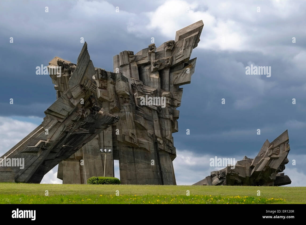 The memorial to the murdered Jews of Kaunas and victims of Nazism ...