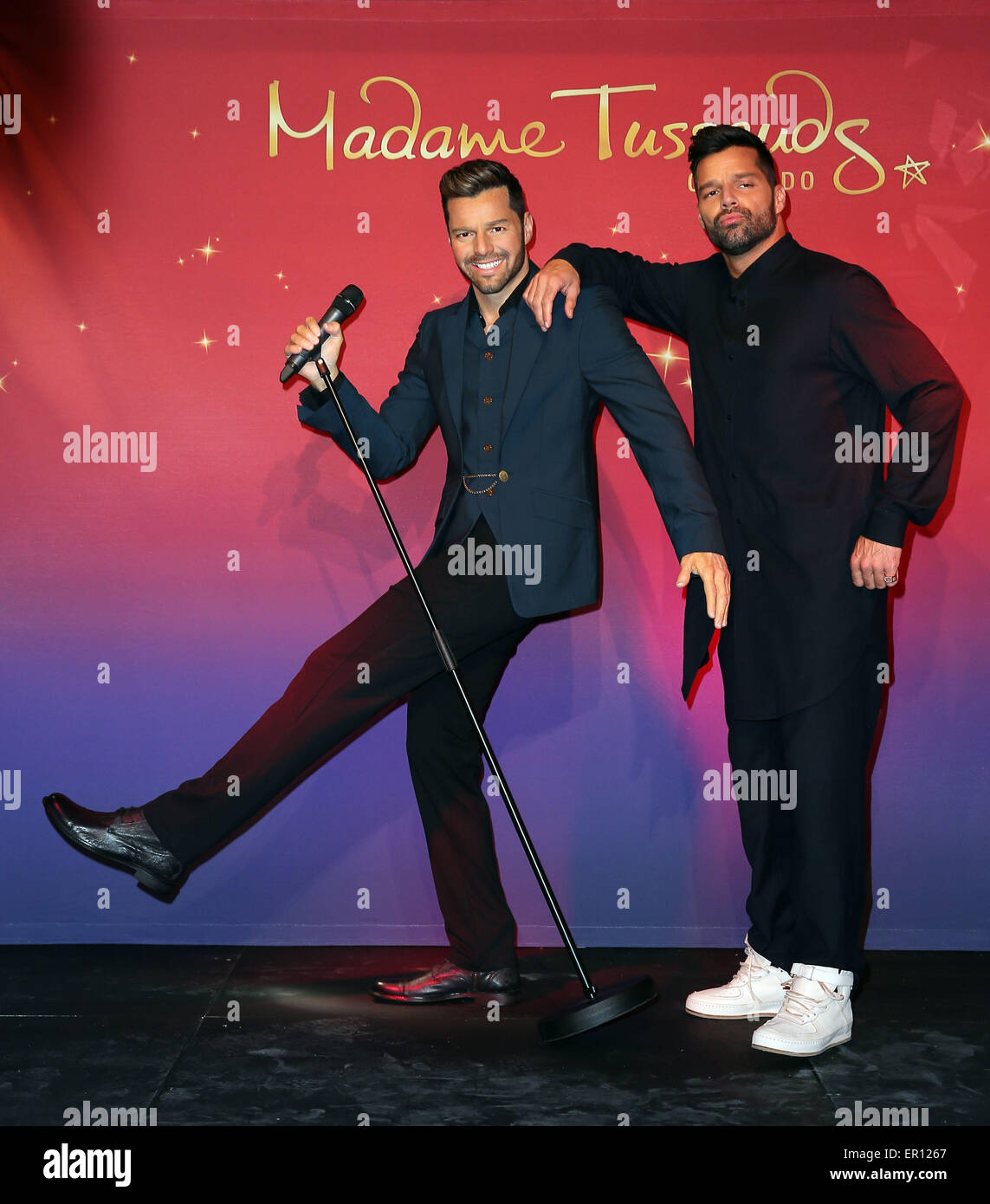 Ricky Martin unveils his wax figure at Madame Tussauds at The Venetian ...