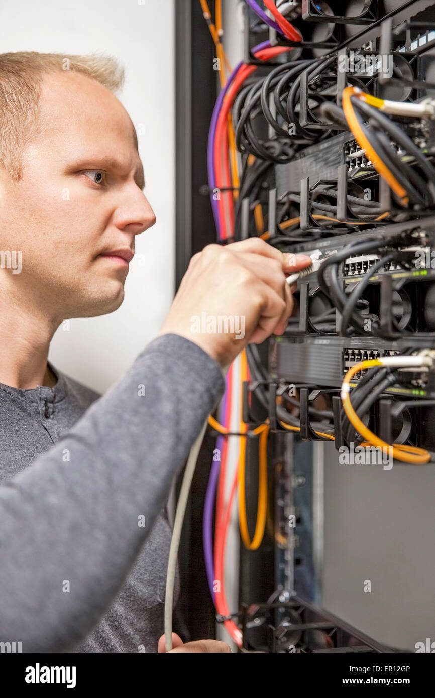 Installing switches hi-res stock photography and images - Alamy