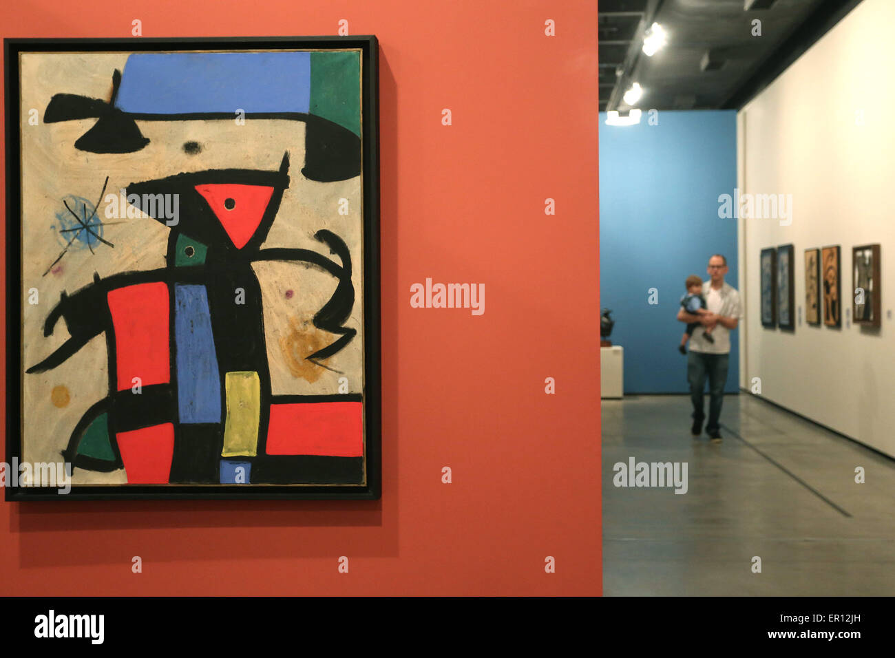 Sao Paulo, Brazil. 24th May, 2015. People visit the exhibition of ...
