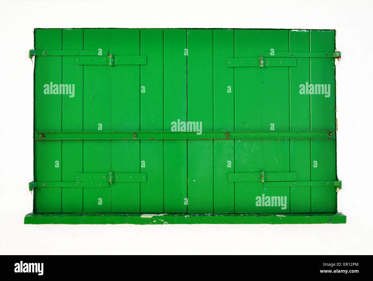 With green shutters Cut Out Stock Images & Pictures - Alamy