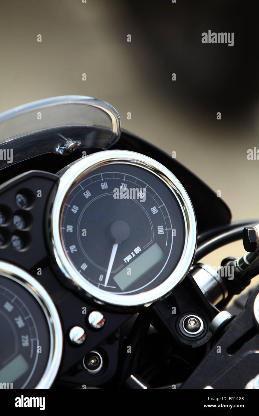 Motorcycle speed meter hi-res stock photography and images - Alamy