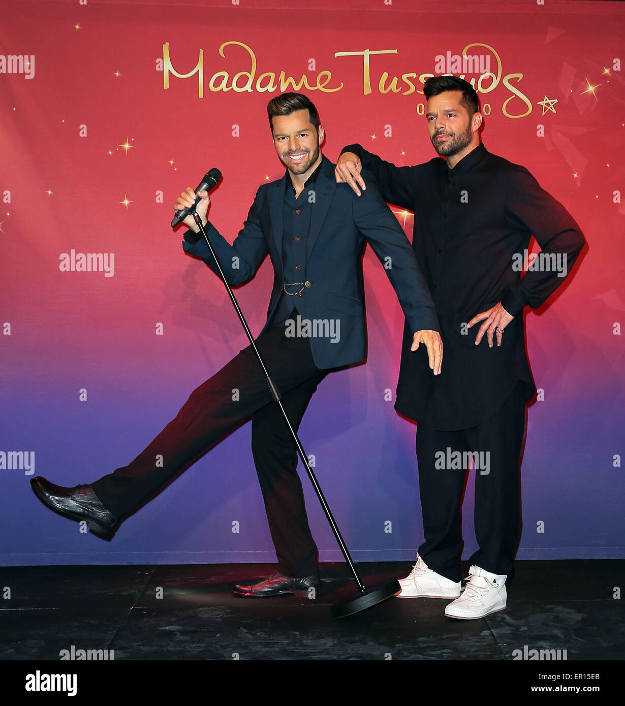 Ricky Martin unveils his wax figure at Madame Tussauds at The Venetian ...