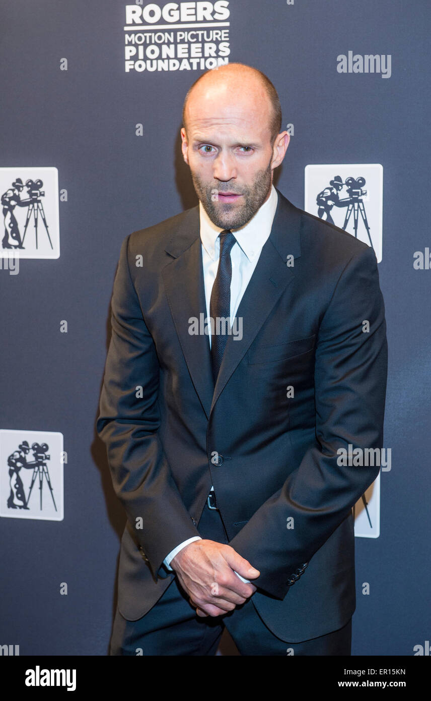 Actor Jason Statham attends the Pioneer Dinner during 2015 CinemaCon in ...