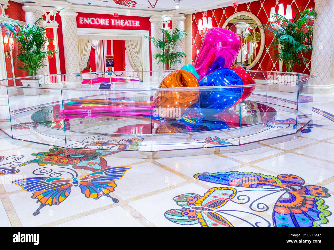 The interior of Wynn Hotel and casino in Las Vegas Stock Photo - Alamy