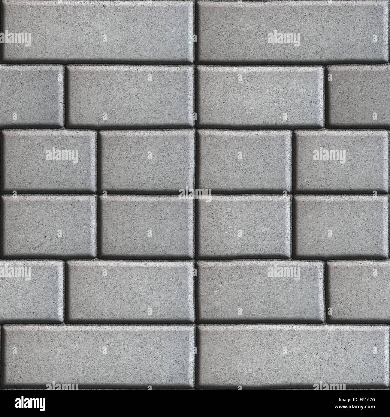 Gray Paving Slabs in the Form Rectangles of Different Value Stock Photo ...