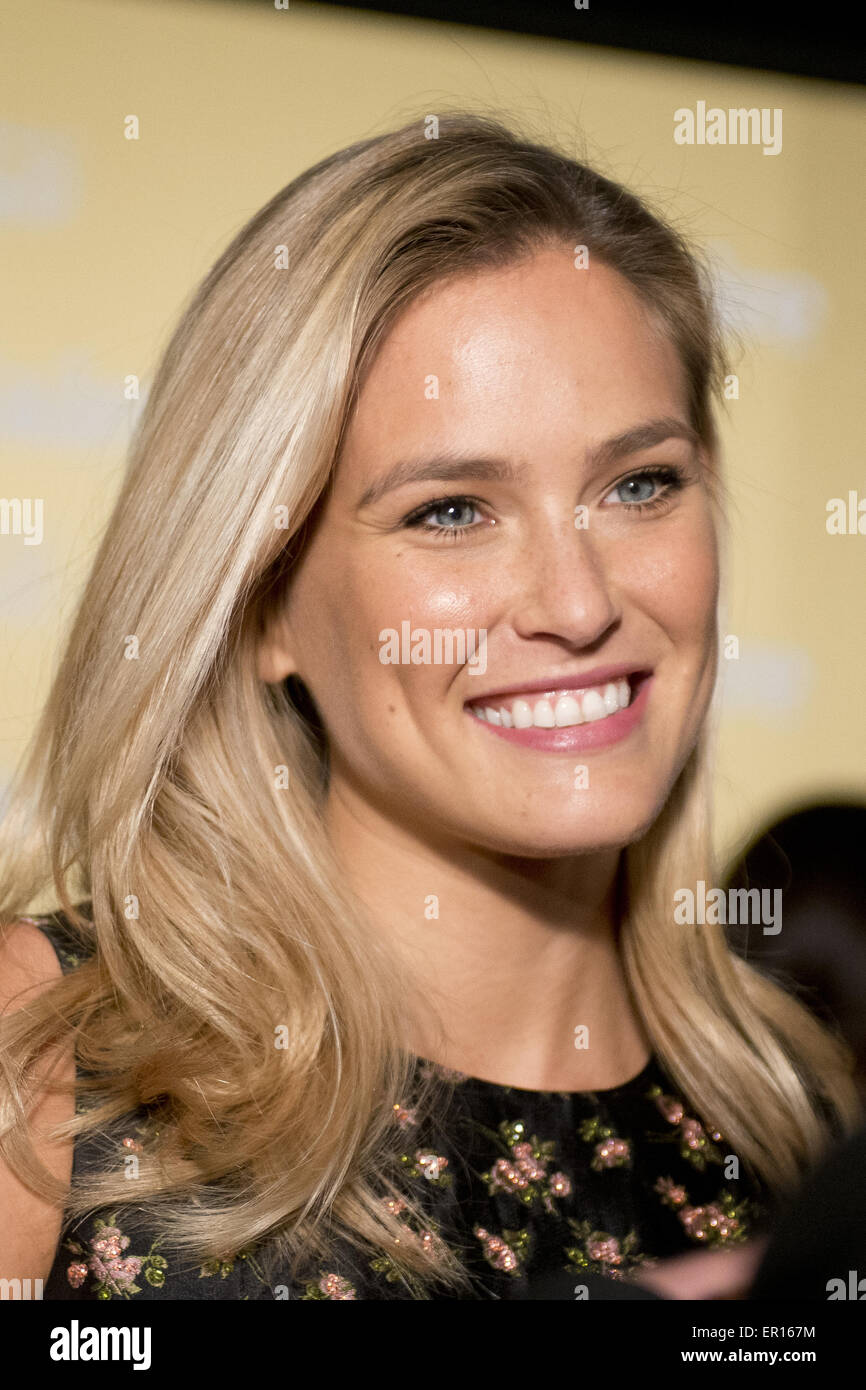 Israeli model Bar Refaeli arrives for the Marie Claire XII Fashion Prix ...