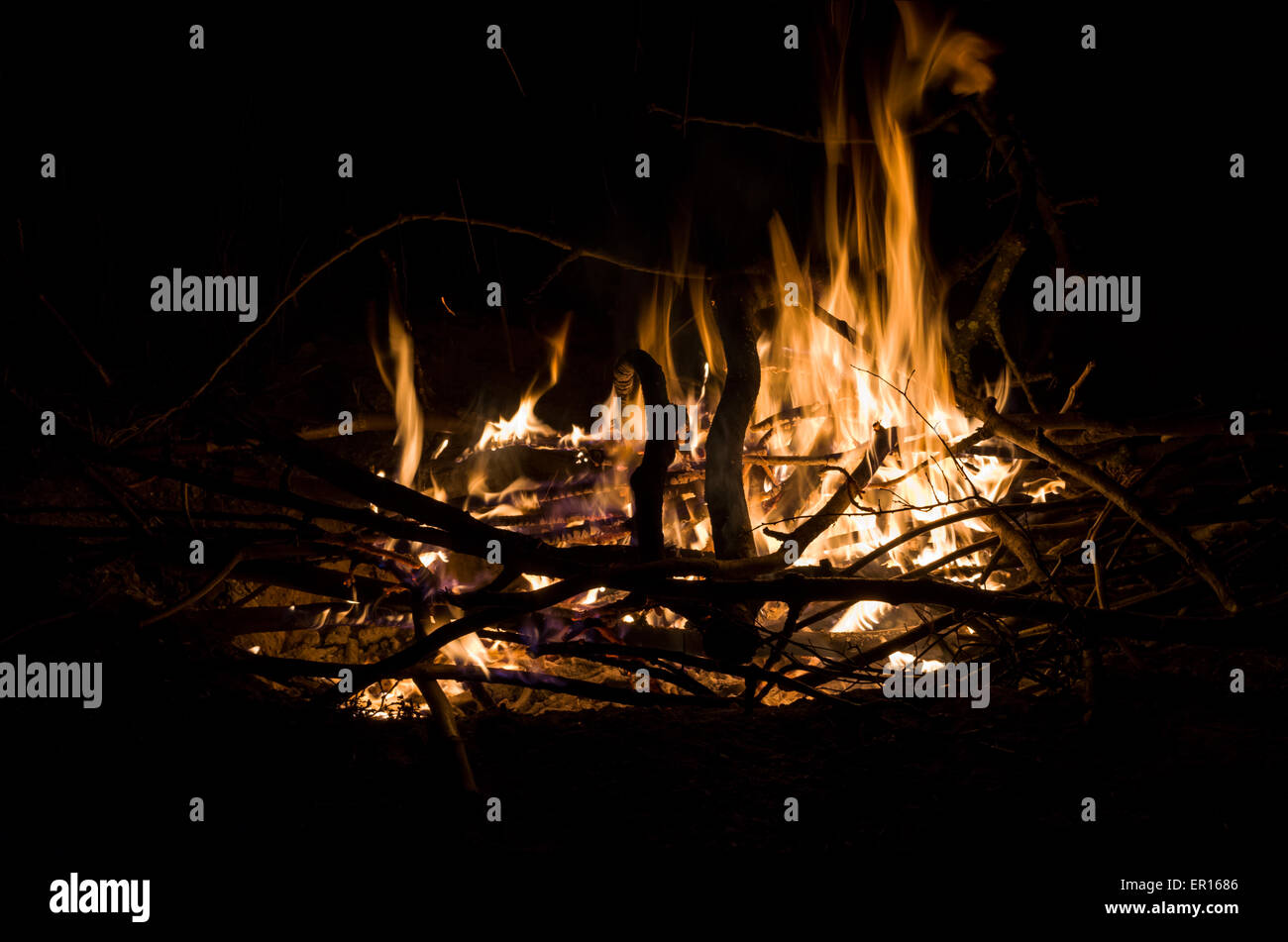 Campfire glow hi-res stock photography and images - Alamy