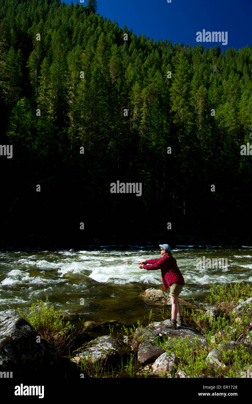 Flyfishing, Lochsa Wild and Scenic River, Northwest Passage Scenic ...