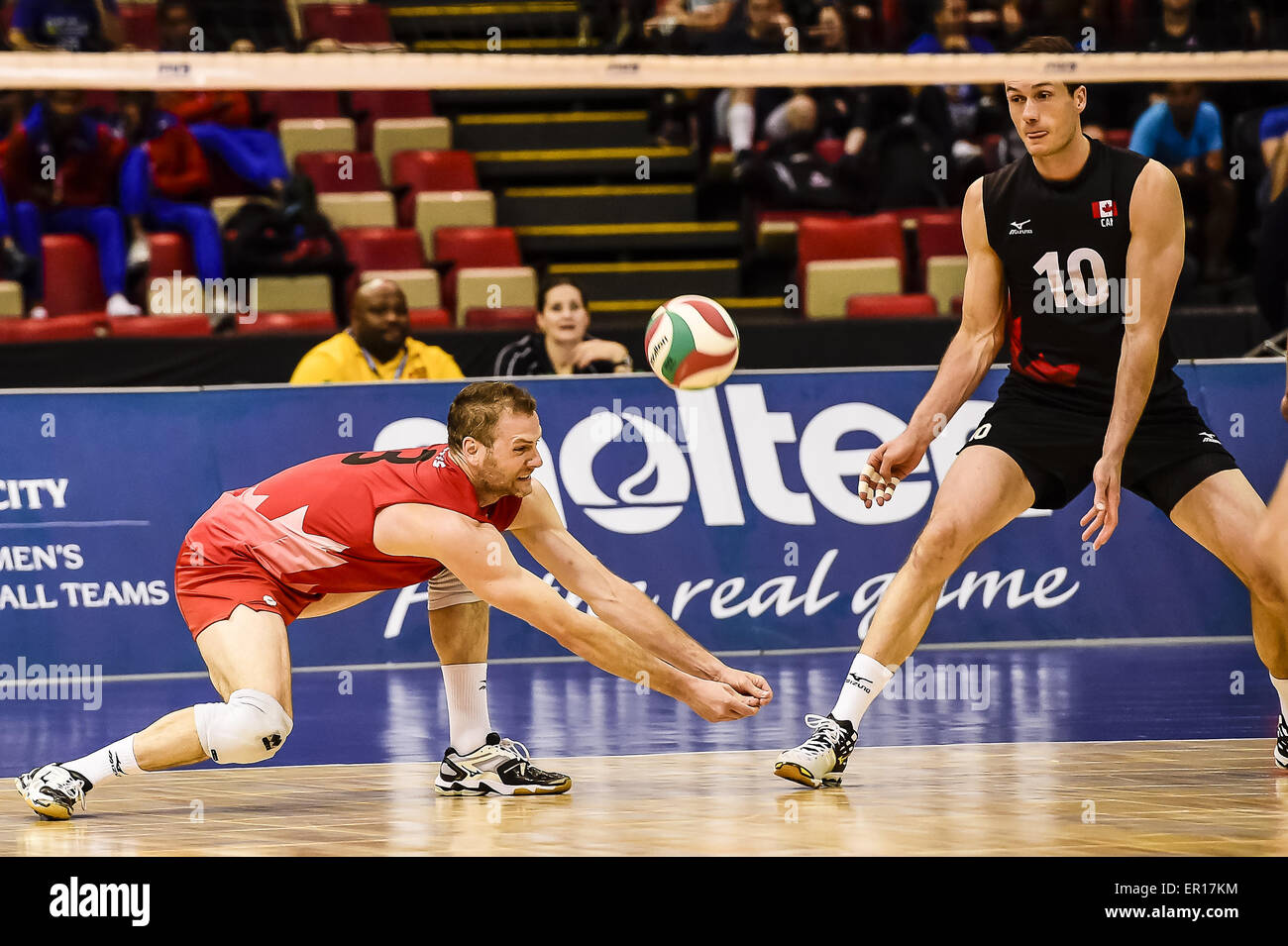 Detroit, Michigan, USA. 24th May, 2015. Daniel Lewis # 3 (Canada) makes ...