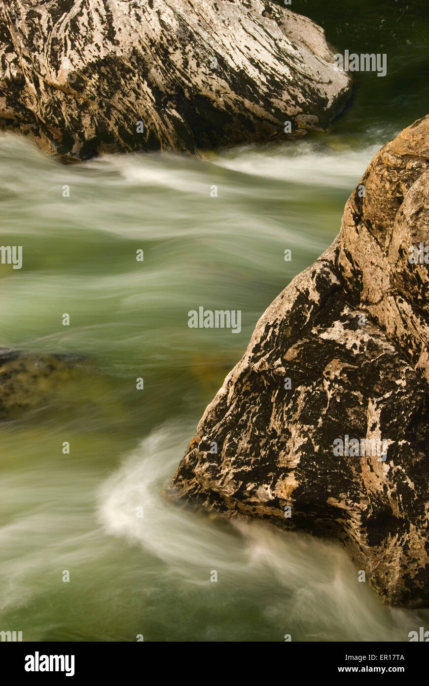Cascade at Selway Falls, Selway Wild and Scenic River, Nez Perce ...