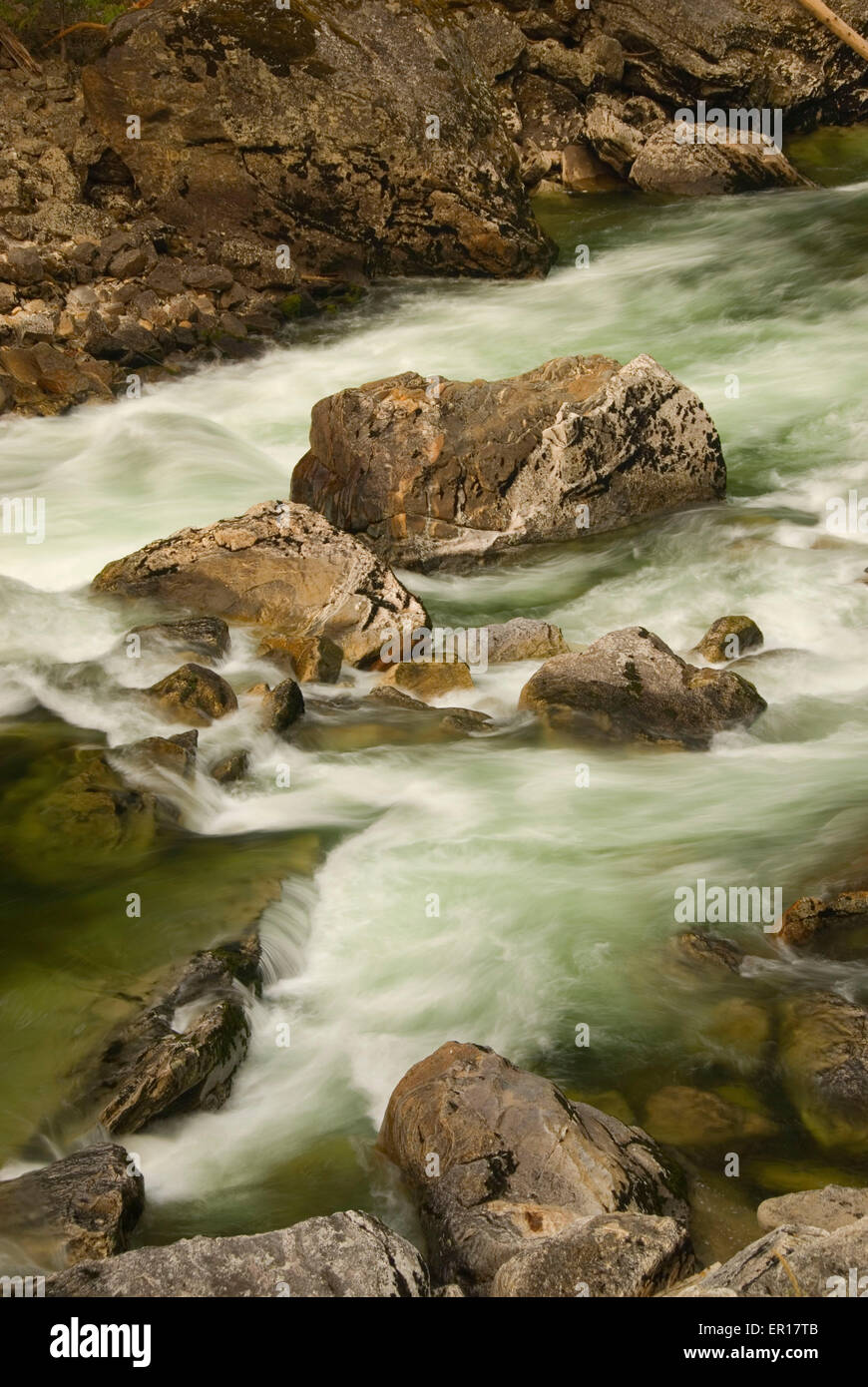 Cascade at Selway Falls, Selway Wild and Scenic River, Nez Perce ...