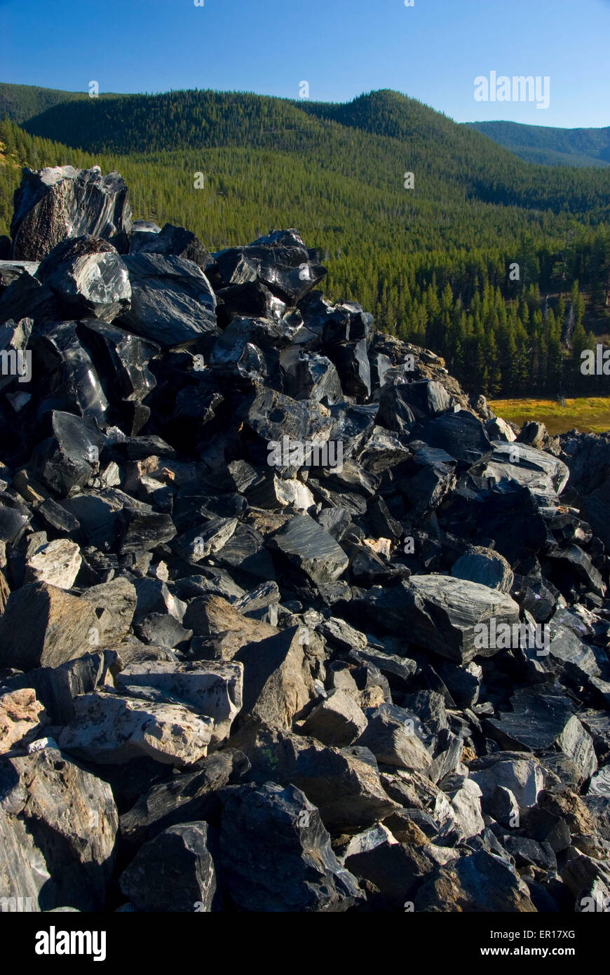 Obsidian flow trail hi-res stock photography and images - Alamy