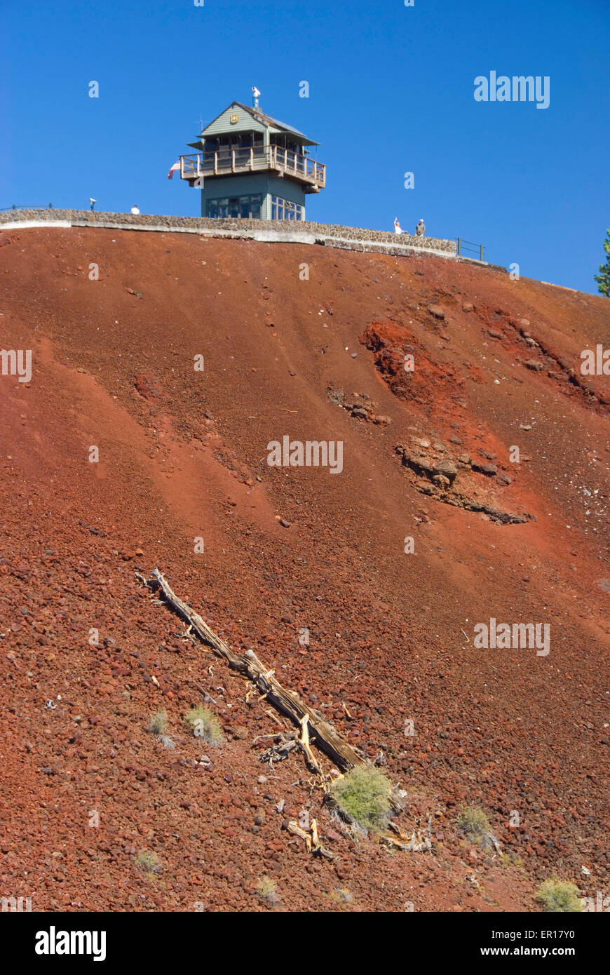 Lava Butte Lookout, Newberry National Volcanic Monument, Oregon Stock ...