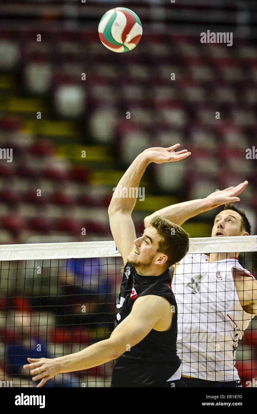 Rio olympics volleyball spike hi-res stock photography and images - Alamy