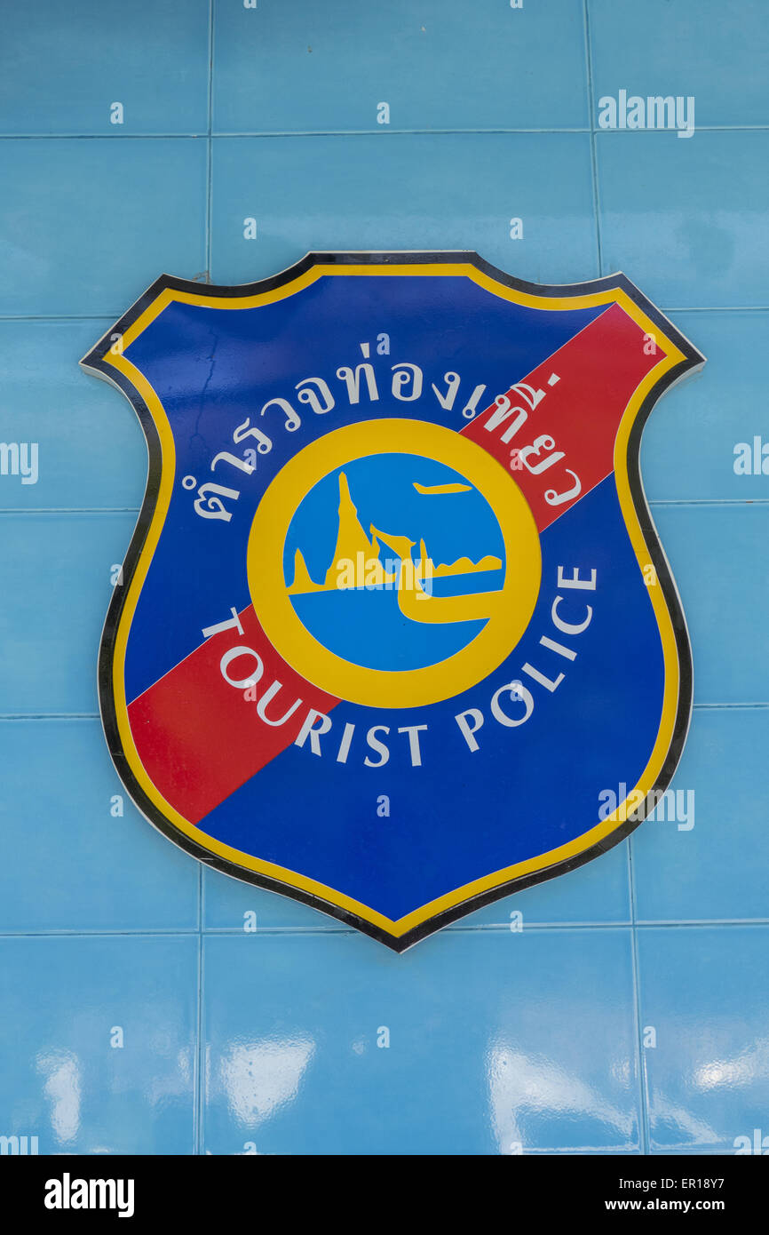 Tourist Police, Thailand Stock Photo - Alamy