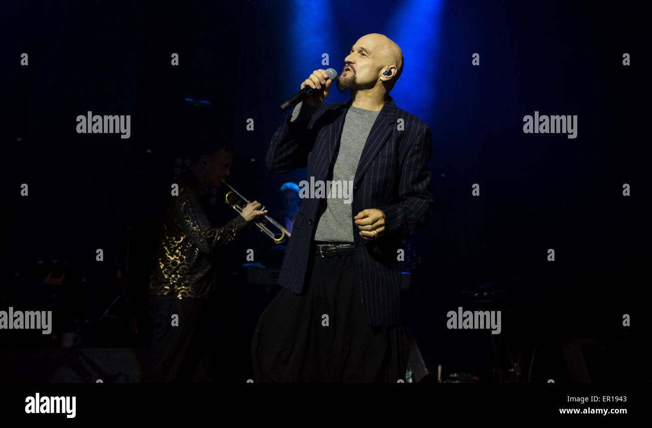 Rock band James, performing live on stage at the Royal Albert Hall ...