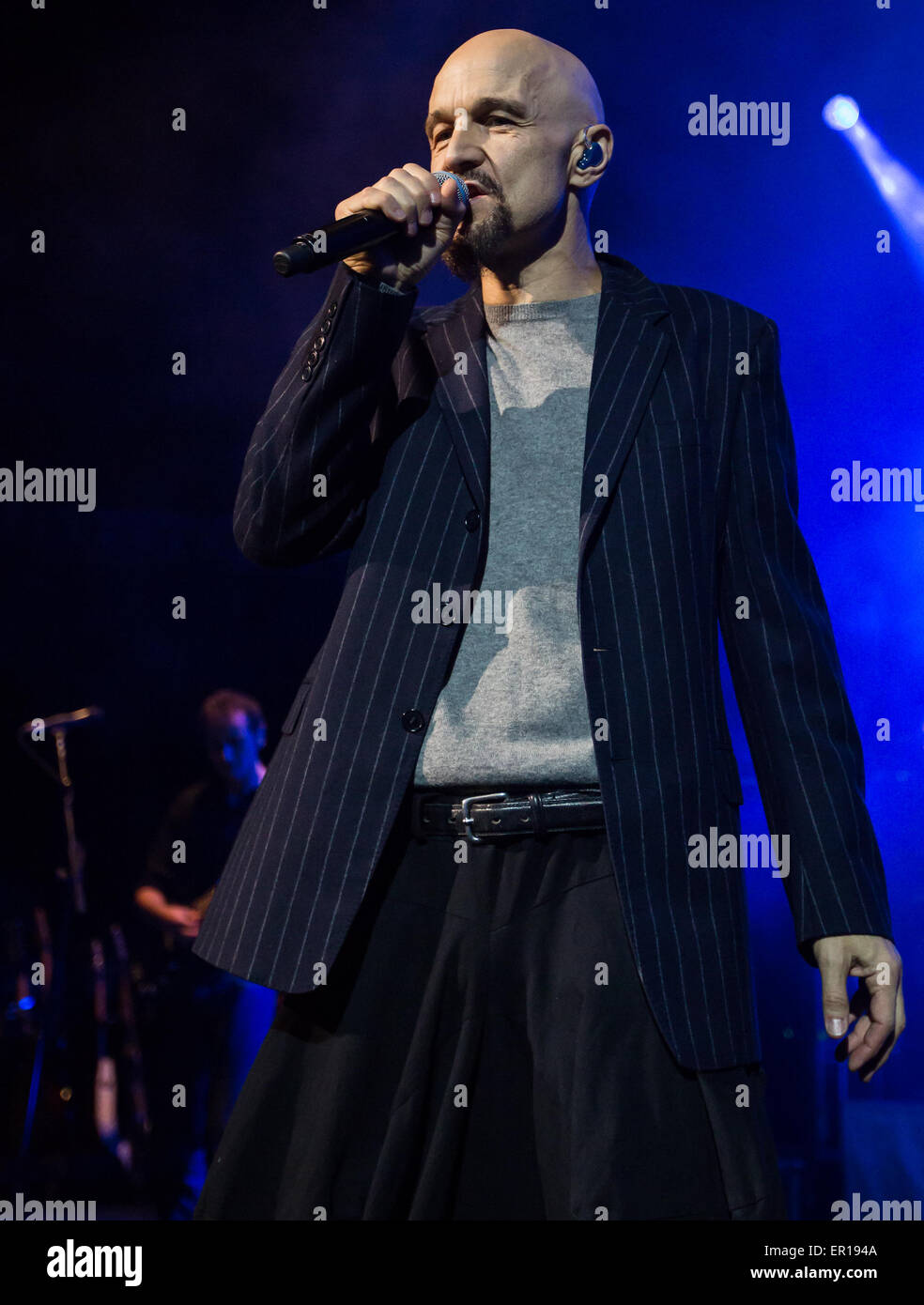 Rock band James, performing live on stage at the Royal Albert Hall ...