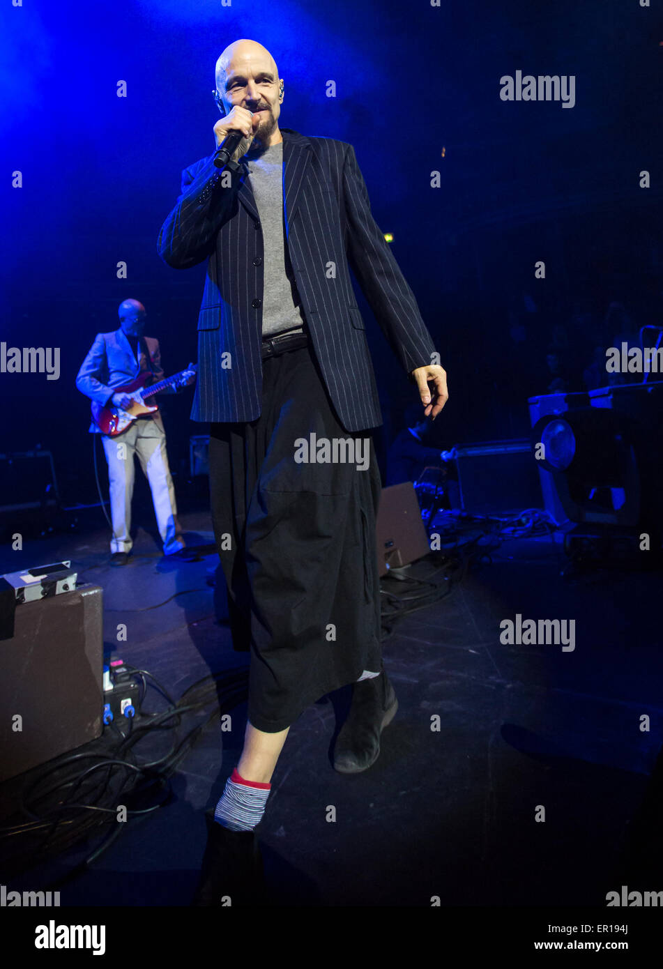 Rock band James, performing live on stage at the Royal Albert Hall ...