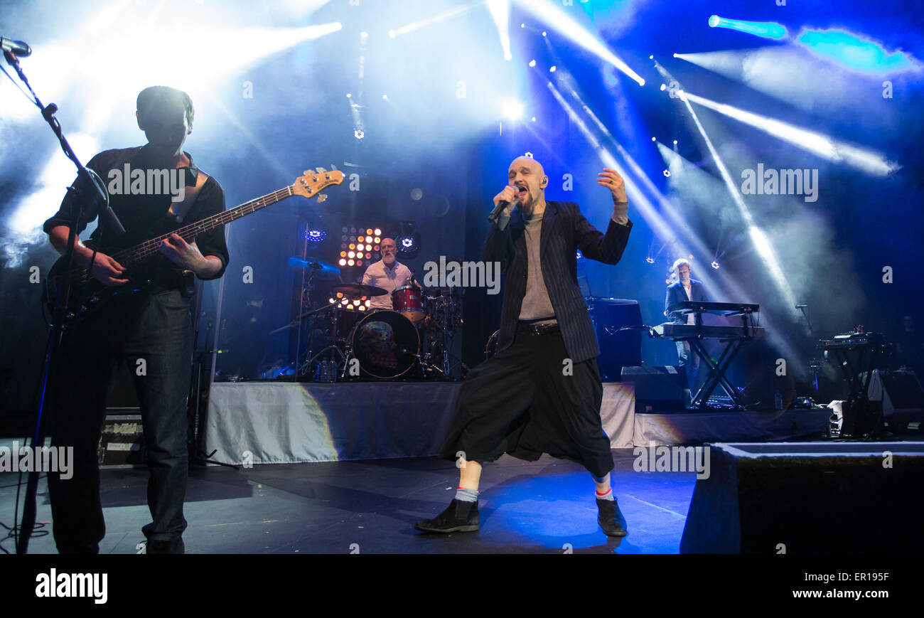 Rock band James, performing live on stage at the Royal Albert Hall ...