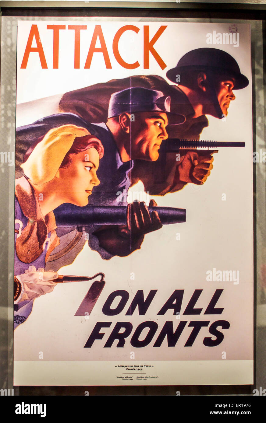 Vintage world war ii poster hi-res stock photography and images - Alamy